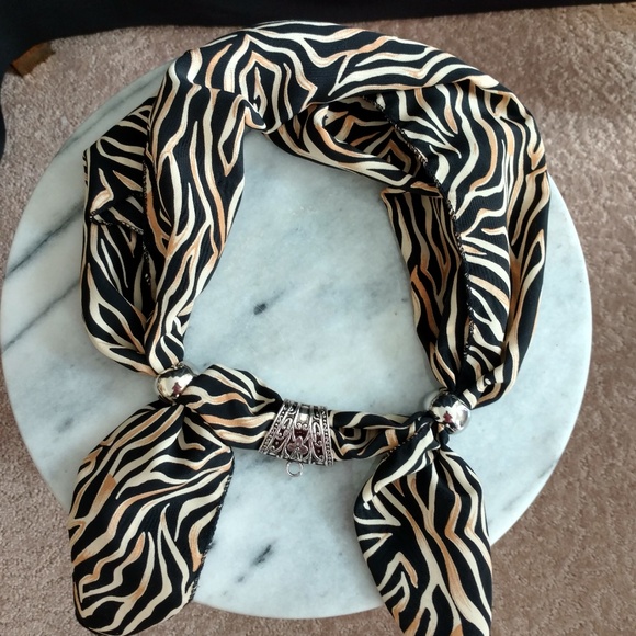 Hand Crafted | Accessories | Scarf With Scarf Jewelry | Poshmark